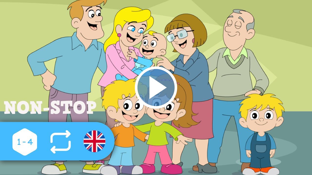 NON STOP Nursery Rhymes cartoons / MinidiscoTV