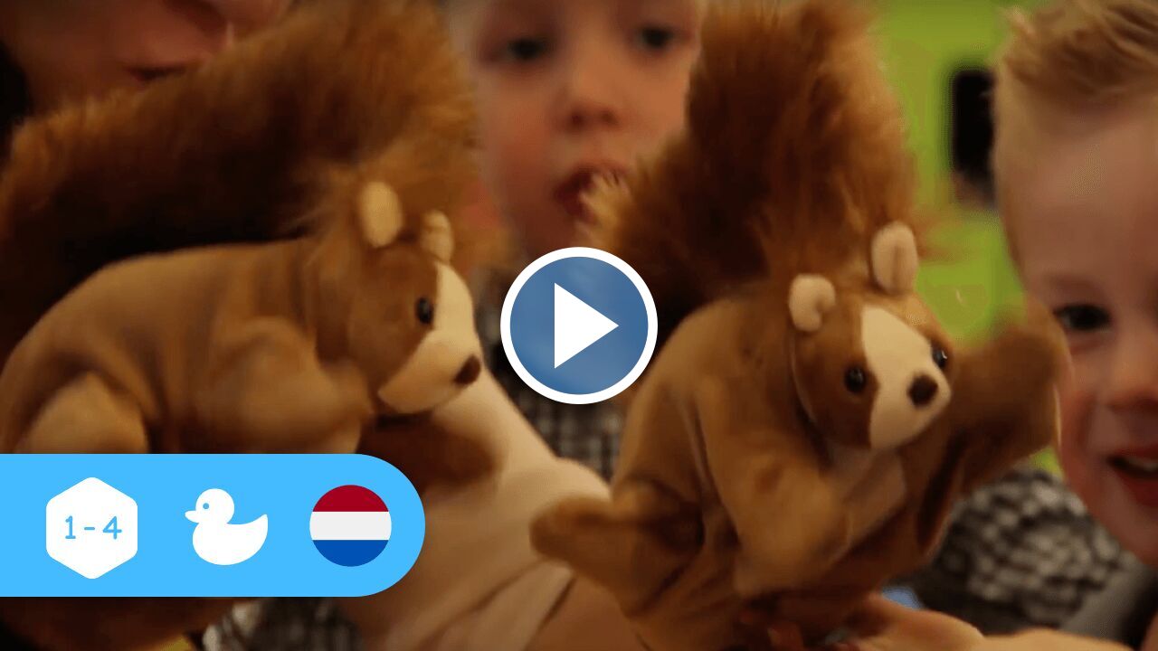 Eekhoorn op het kinderdagverblijf / MinidiscoTV